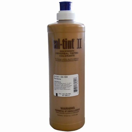 Cal-Tint Ii 16 Oz 830-1824 Raw Sienna/Yellow Oxide Cal-Tint II Universal Colorant 830-1824 | Zoro